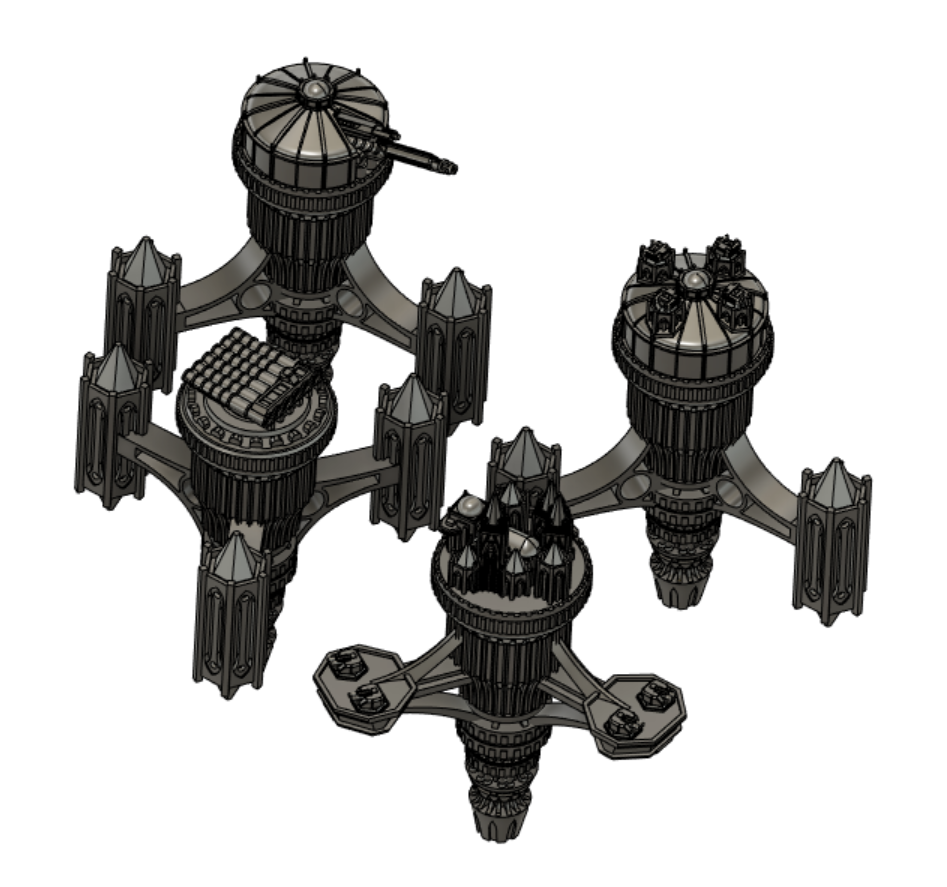 Free STL file Orbital platforms 🎲・3D printing model to download・Cults