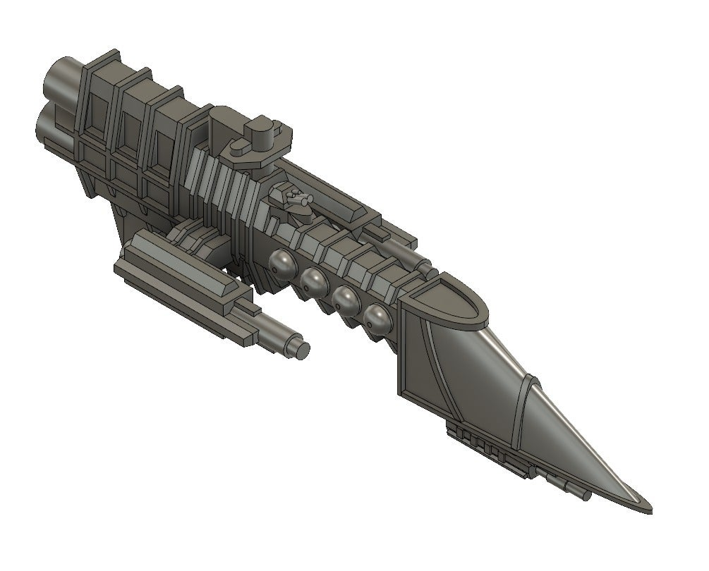 Free STL file Imperial Frigate 2 🎲・3D printable design to download・Cults