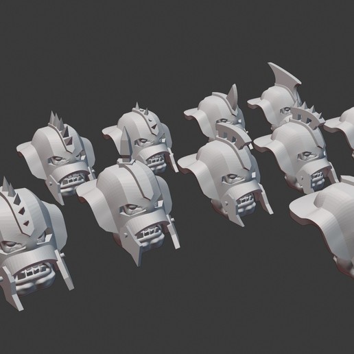 Download free 3D printer designs Ogre/Ogor Helmets ・ Cults