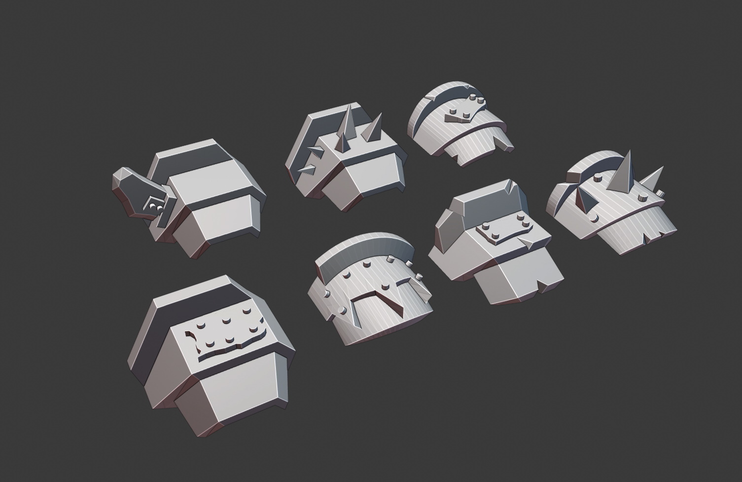 Free STL file Ogre, Orc, Ork or Ogor shoulder armour 👹・3D printing ...