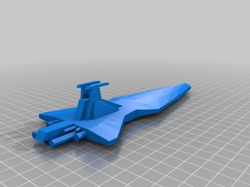 Free STL file Star Destroyer Venator class・3D print design to download ...