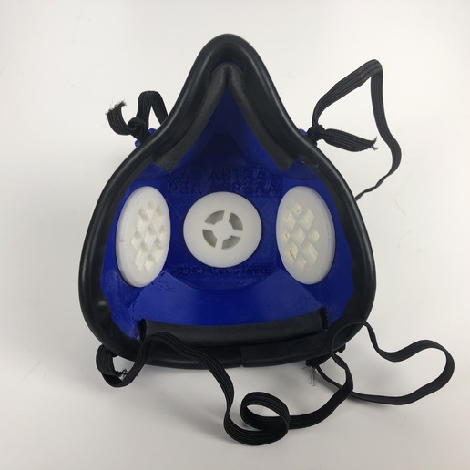 Download free STL file BitMask (Bitcoin) / DigiMask (DigiByte) Washable ...