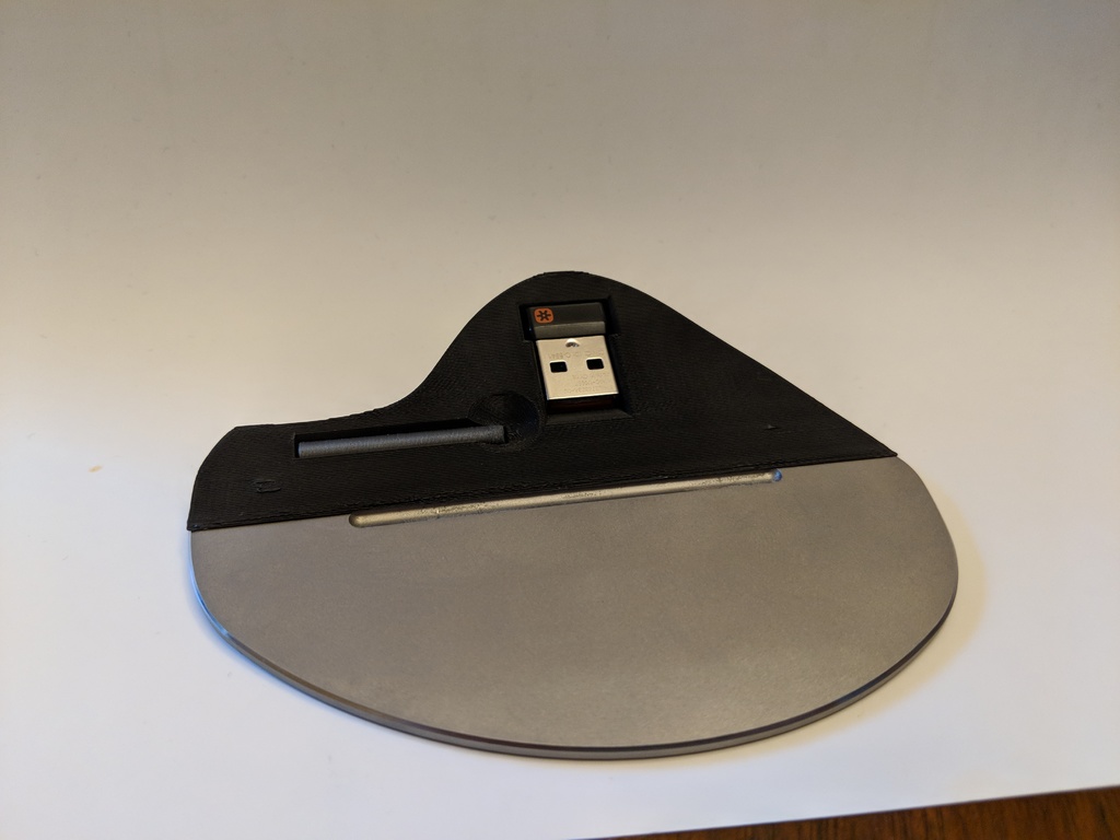 Free 3D file logitech MX Ergo dongle and cleaning stick storage・3D ...