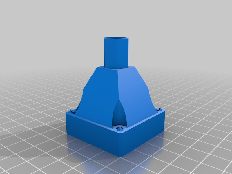 Free 3D file Snap-Together Geeetech G2/G2s Layer Fan - Square Fan and ...