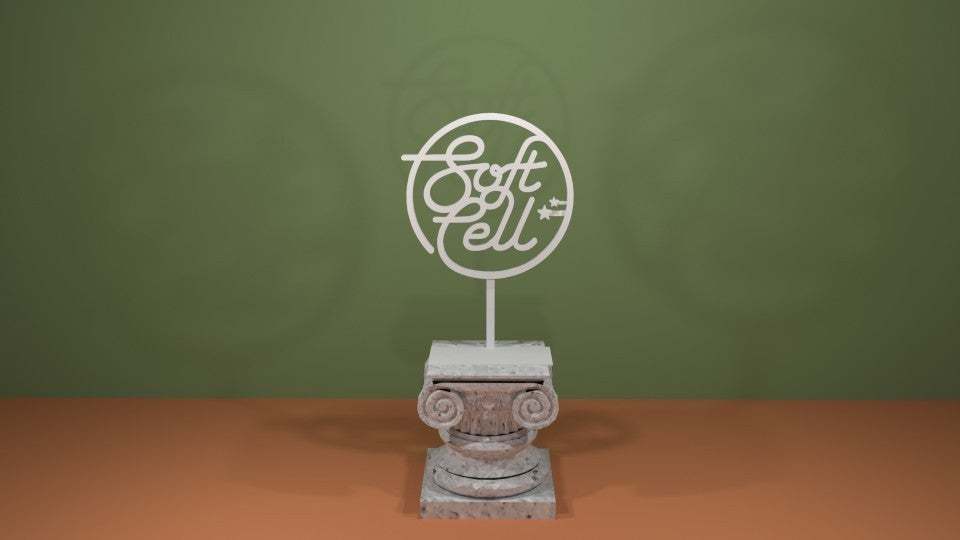 Archivo STL gratis Logotipo de Soft Cell 🚩・Diseño de impresión 3D para ...