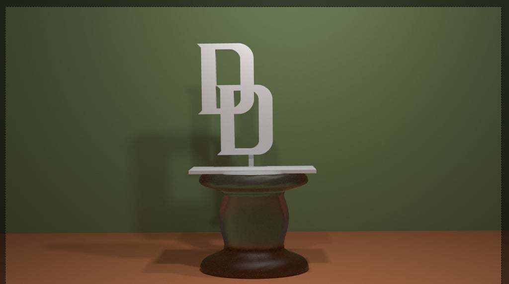 STL file DareDevil Logo・3D printing model to download・Cults