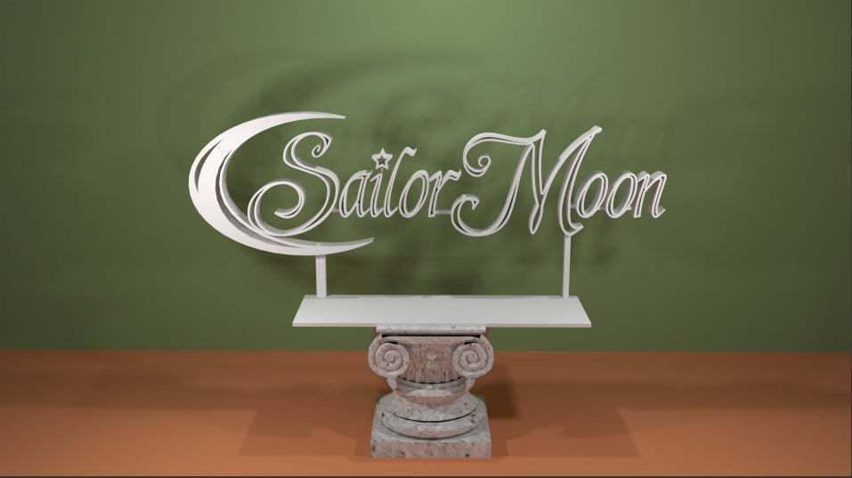 STL file Sailor Moon Logo・Model to download and 3D print・Cults