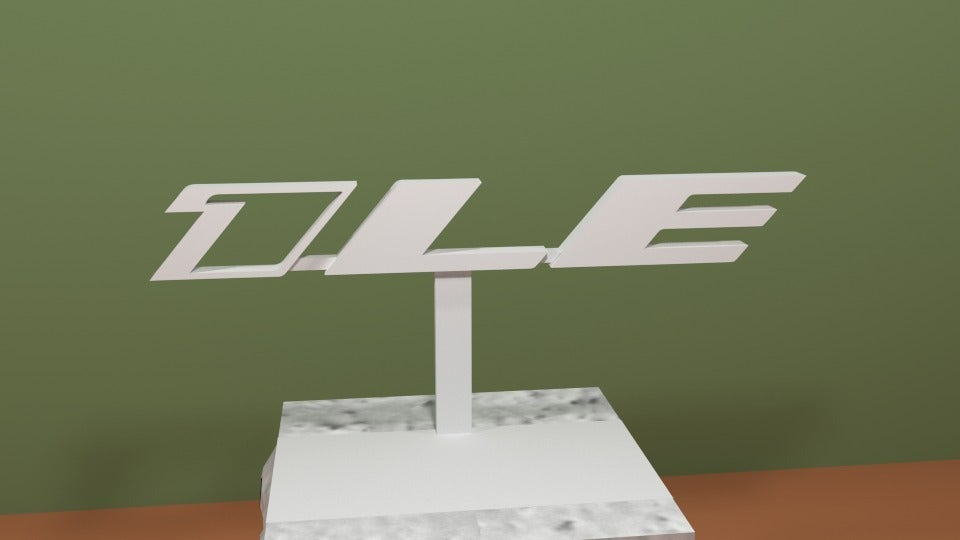 STL file 1LE Logo・3D print object to download・Cults