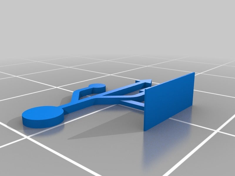 Download free STL file USB Trident Logo • Design to 3D print ・ Cults