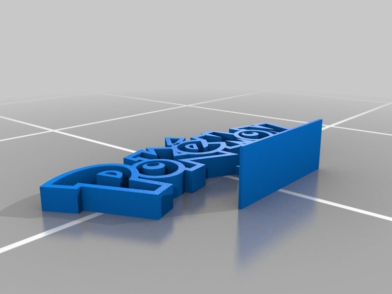 Download free STL file Pokemon Logo • 3D printing model ・ Cults