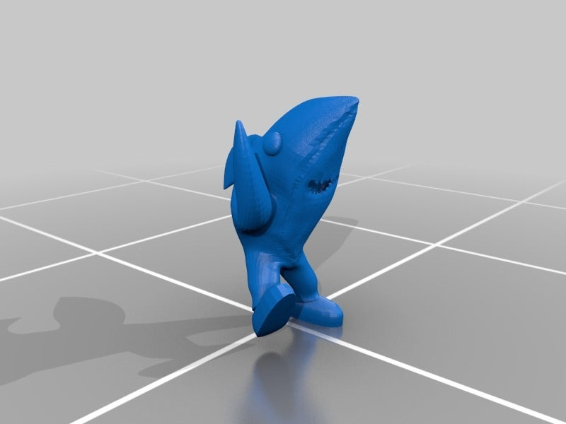 STL file Left Shark - Facial Detail / Armature ⬅️・3D printer design to ...