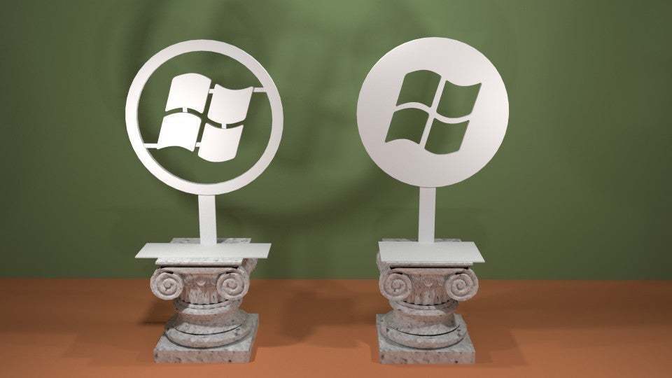 STL file Modern WIndows Logo 🖥️・3D printing model to download・Cults