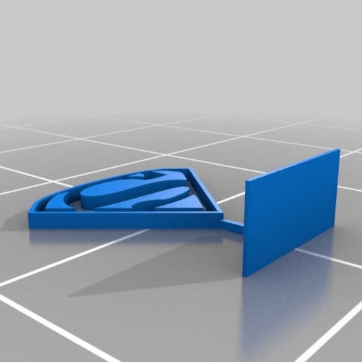 Download free STL file SuperMan Logo • Model to 3D print ・ Cults