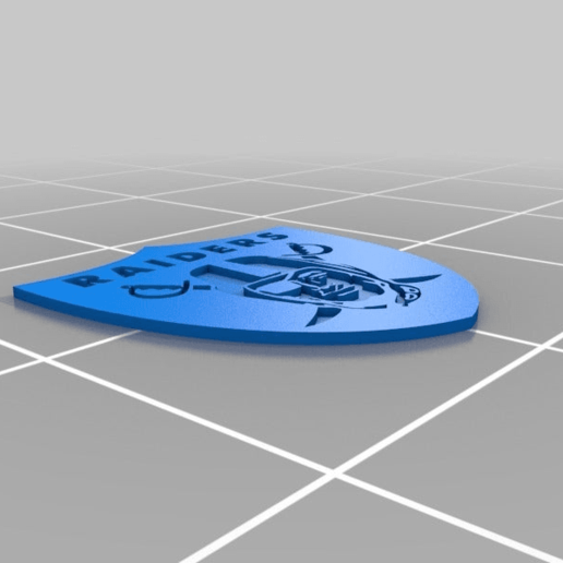 Download free STL file Oakland Raiders Logo. • 3D printable model ・ Cults