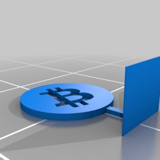 Download free STL file Bitcoin Logo • 3D print design ・ Cults