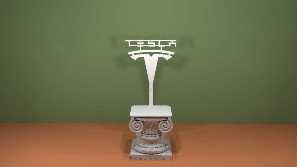 Fichier STL gratuit Tesla Logo・Design à télécharger et à imprimer en 3D ...