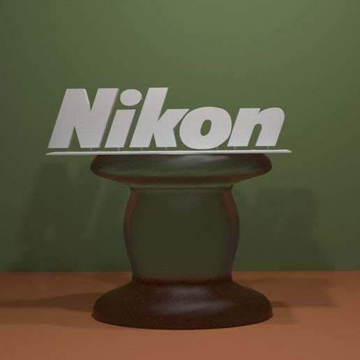 Download free 3D print files Nikon Logo ・ Cults