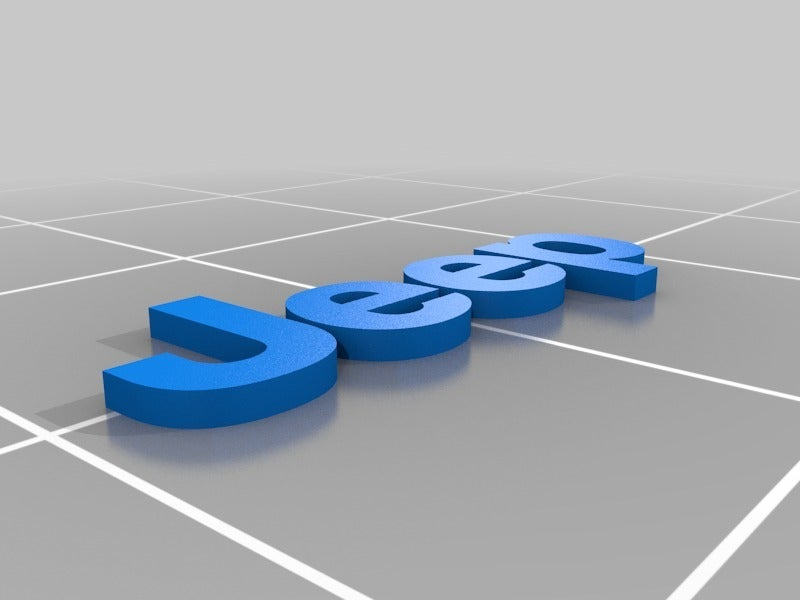 Free STL file Jeep Logo・Design to download and 3D print・Cults