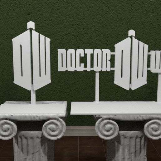 Download free STL file Doctor Who Logo • 3D printer design ・ Cults