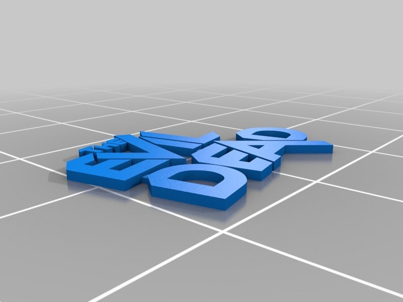STL file The Evil Dead Logo・Model to download and 3D print・Cults
