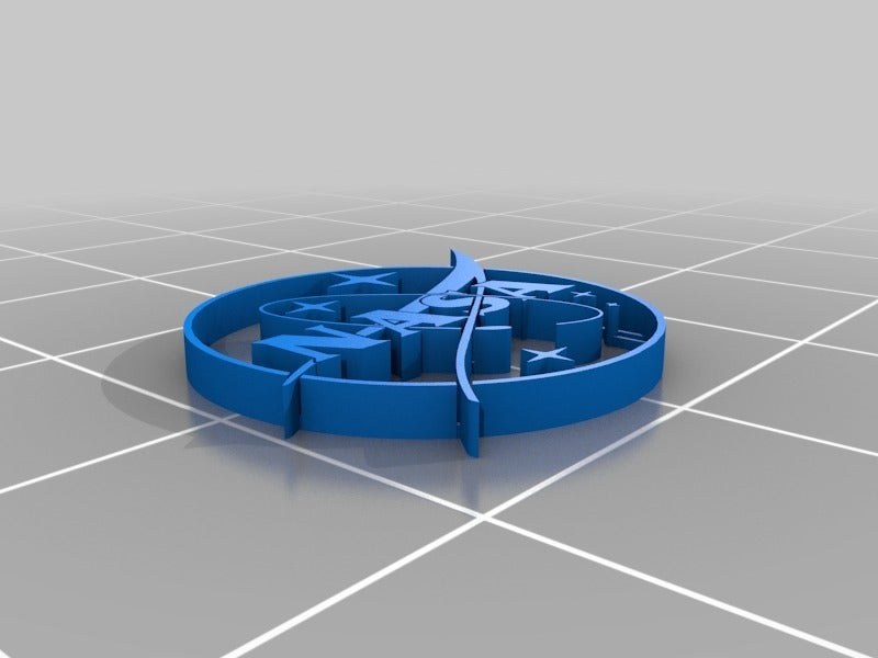 Free STL file NASA Logo 🪐・3D printing template to download・Cults