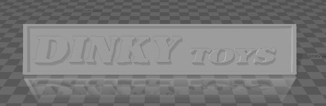 STL-Datei dinky toys logo sign・Design für 3D-Drucker zum herunterladen ...