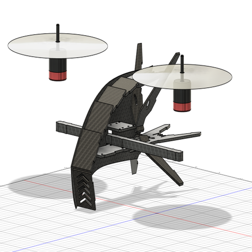 Download free 3D print files RCExplorer Bicopter ・ Cults