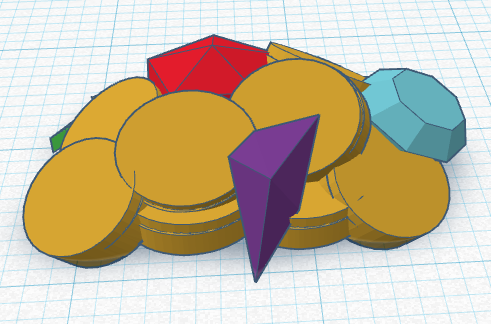 STL file Treasure Pile・3D printing idea to download・Cults