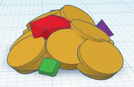STL file Treasure Pile・3D printing idea to download・Cults