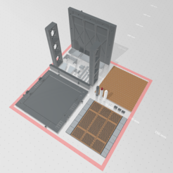 Download free OBJ file MHB04-H- Mecha Hangar Bay Hangar only Free • 3D ...