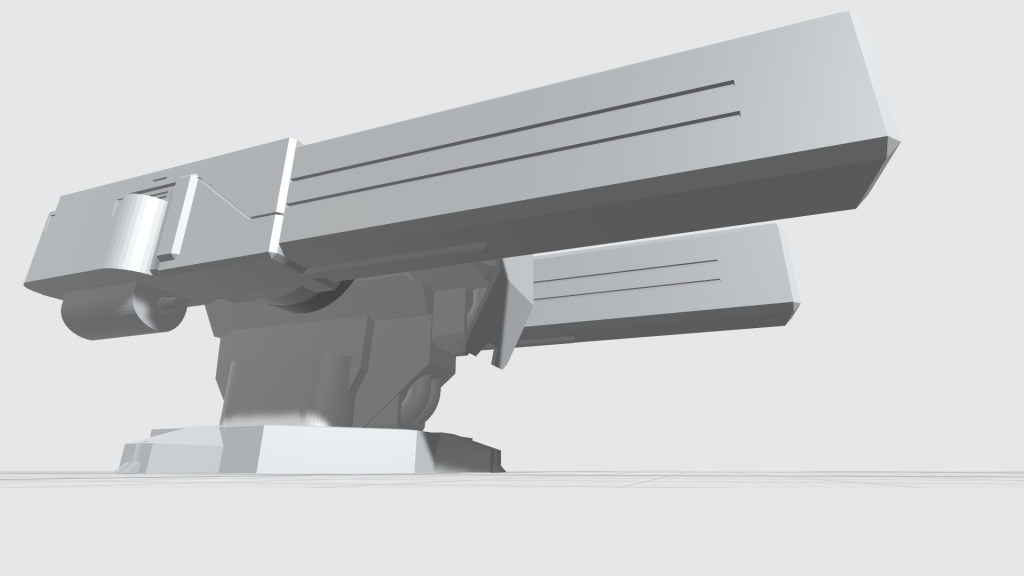 STL file MHW05C- Mecha Anti-spacecraft PPC turret・3D printing model to ...