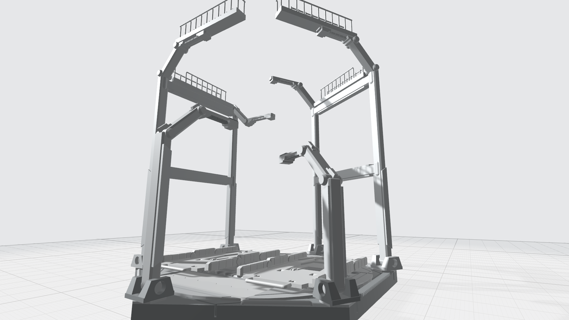 STL file -MHB06C- Mecha Hangar Bay 06 Hangar customizable 🤖・3D ...