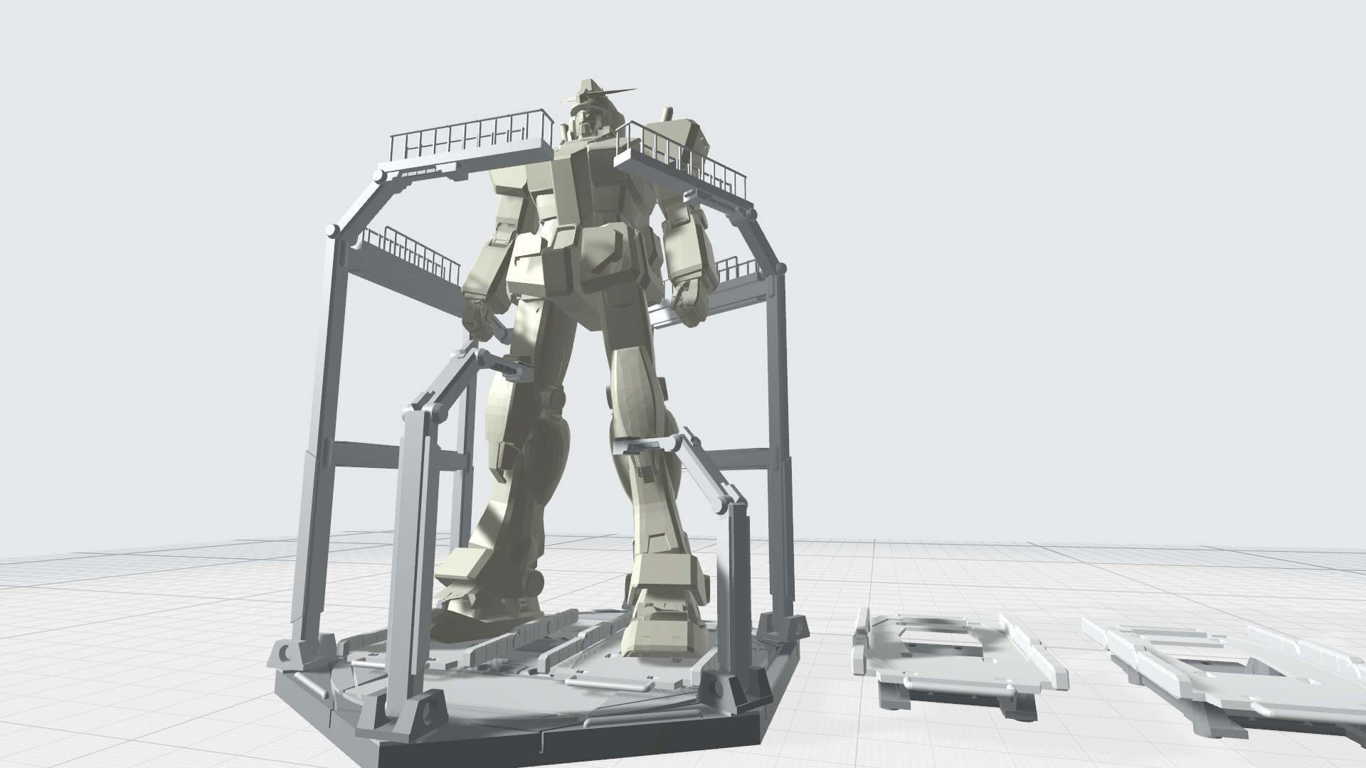 STL file -MHB06C- Mecha Hangar Bay 06 Hangar customizable 🤖・3D ...