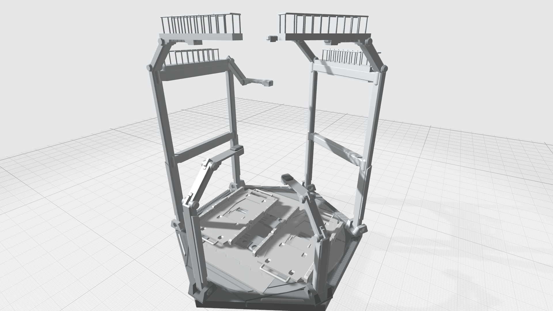 STL file -MHB06C- Mecha Hangar Bay 06 Hangar customizable 🤖・3D ...