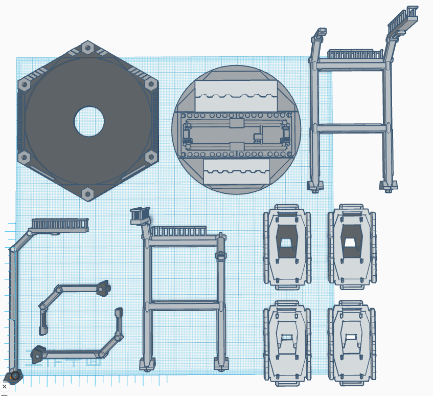 STL file -MHB06C- Mecha Hangar Bay 06 Hangar customizable 🤖・3D ...