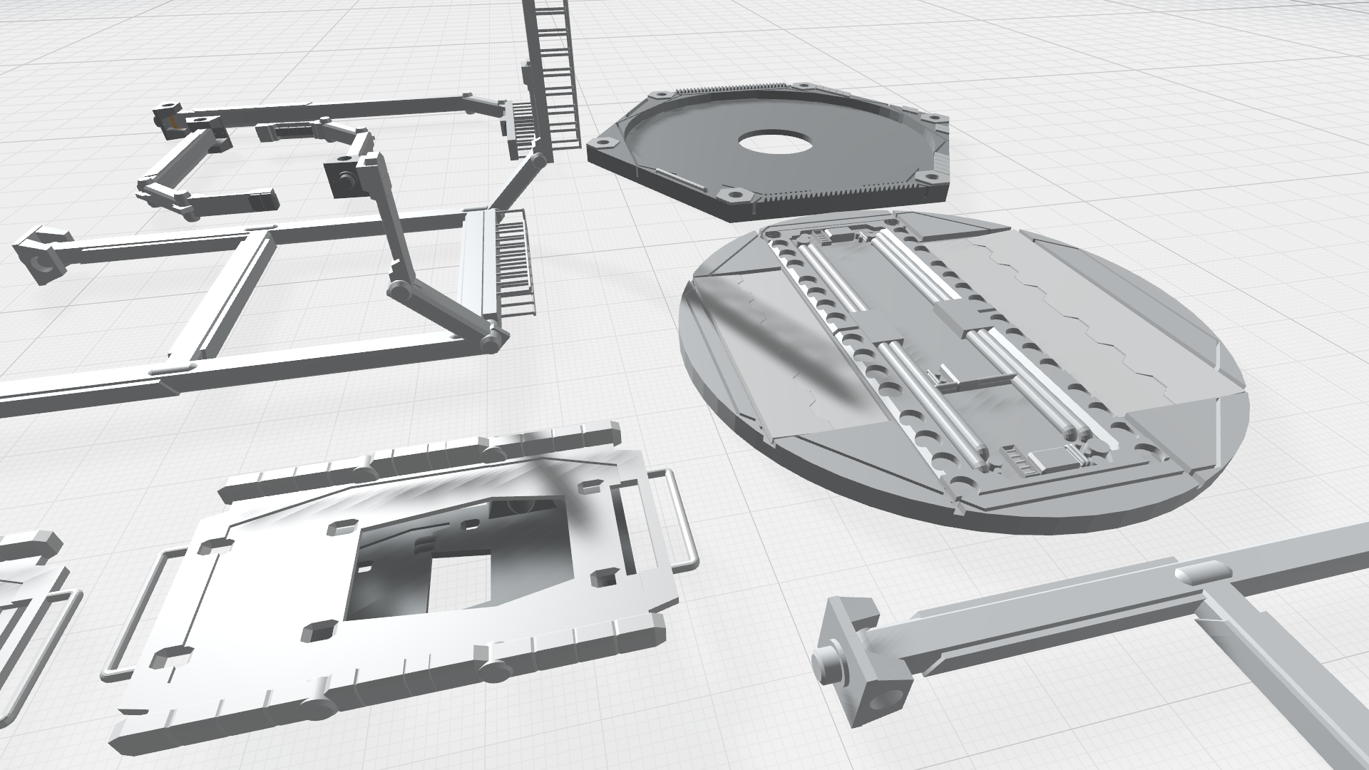 STL file -MHB06C- Mecha Hangar Bay 06 Hangar customizable 🤖・3D ...
