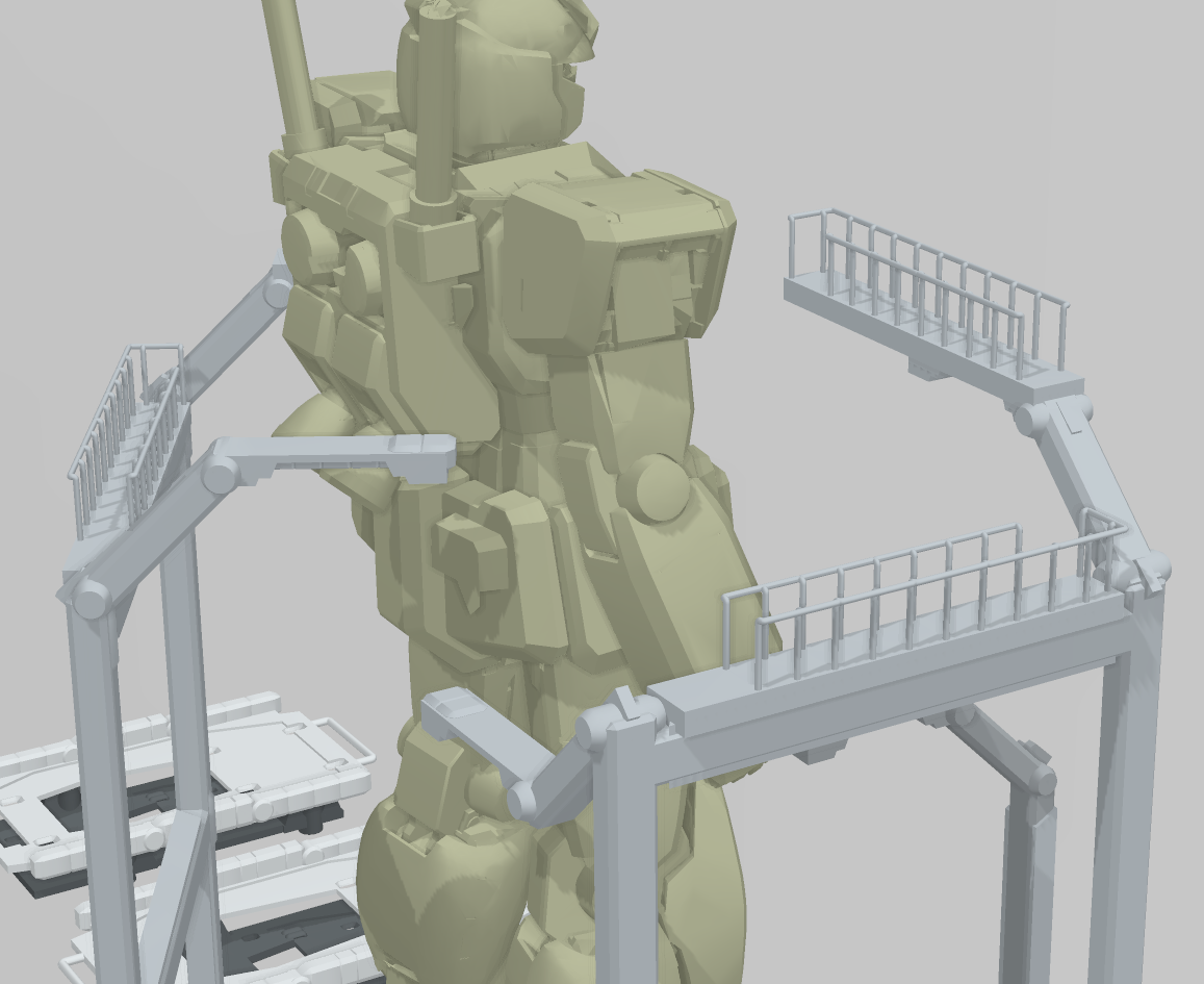 STL file -MHB06C- Mecha Hangar Bay 06 Hangar customizable 🤖・3D ...