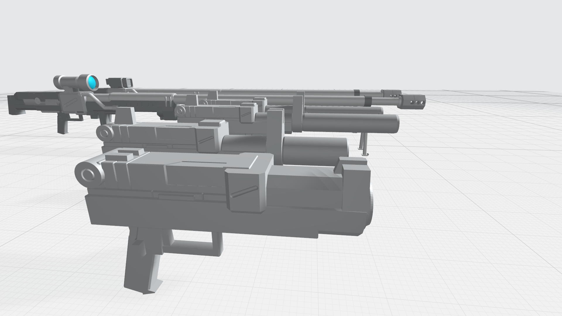 STL file -MHW01-GM Spec OPS gun set 01 3D print files 🔫・3D printable ...