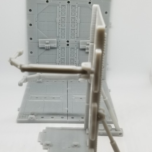 Download STL file -MHB01-04C- Mech Hangar Bay HG Bundle Set 3D print ...