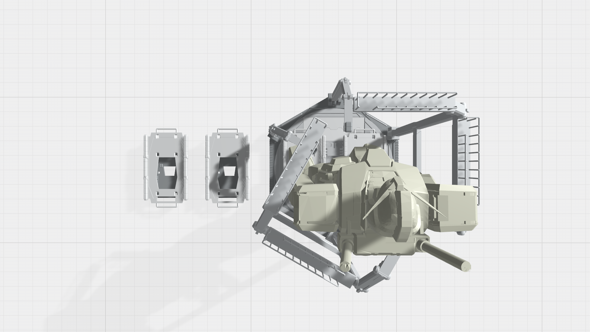 STL file -MHB06C- Mecha Hangar Bay 06 Hangar customizable 🤖・3D ...