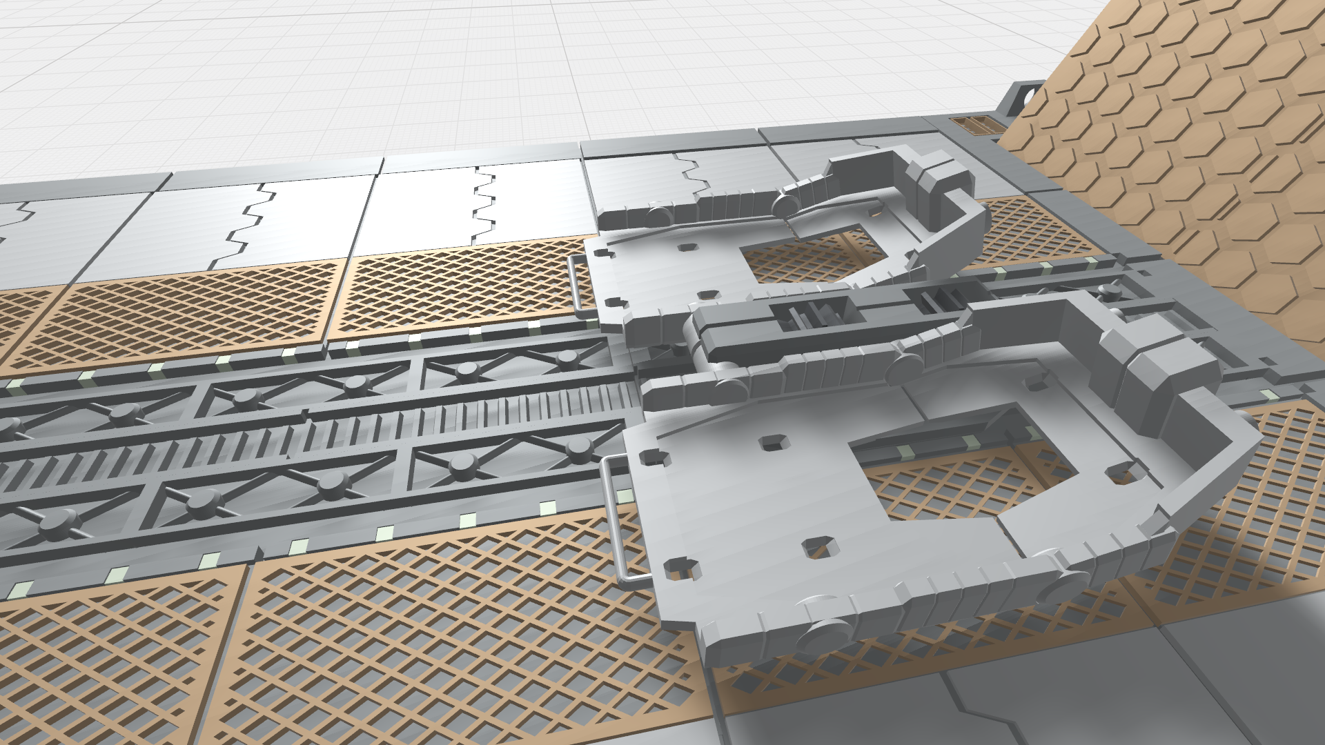 STL file -MHB01-04C- Mech Hangar Bay HG Bundle Set 3D print model files ...