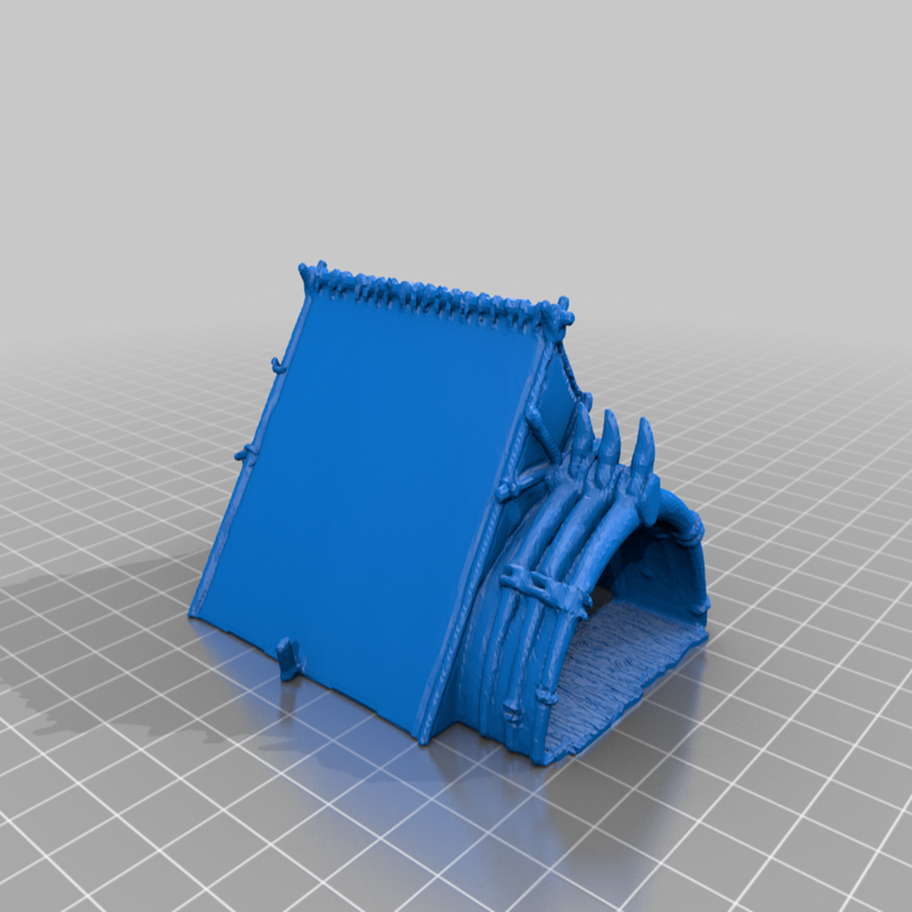 Free STL file Hunter's Tent for 28mm miniatures gaming・3D print design ...