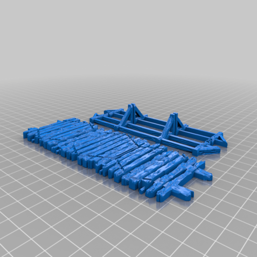 Download free 3D printer designs Wooden Bridges for 28mm Miniatures ...