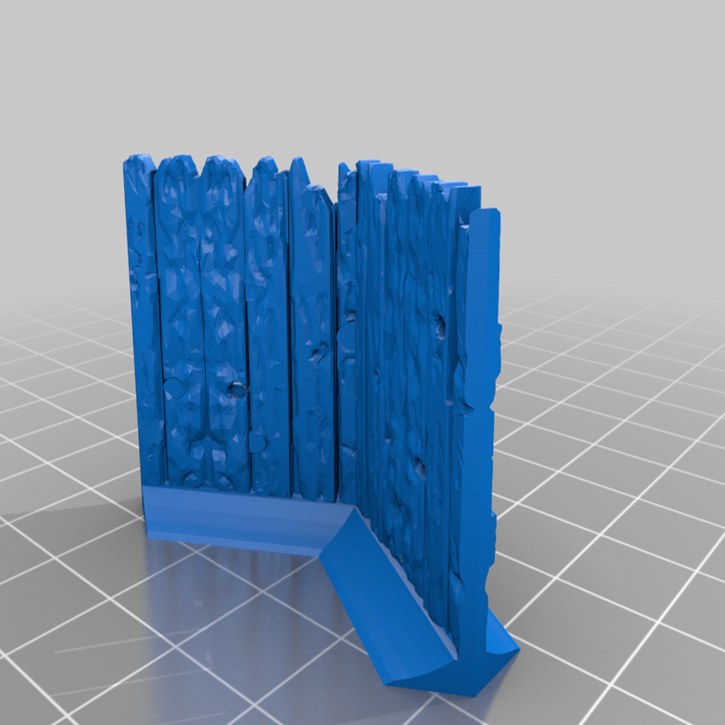 Free STL file Wooden Fences for 28mm miniatures gaming 🪵・3D printer ...