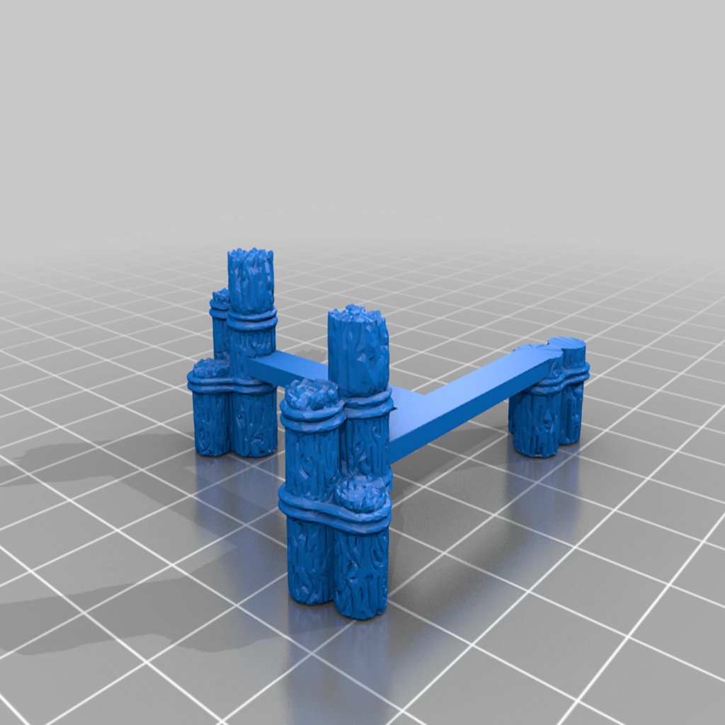Download free STL file Boat Dock system for 28mm miniatures gaming • 3D ...
