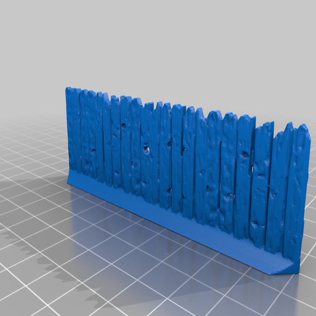 Free STL file Wooden Fences for 28mm miniatures gaming 🪵・3D printer ...