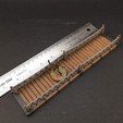 Download free STL file Wood Bridge with rope railings for 28mm ...