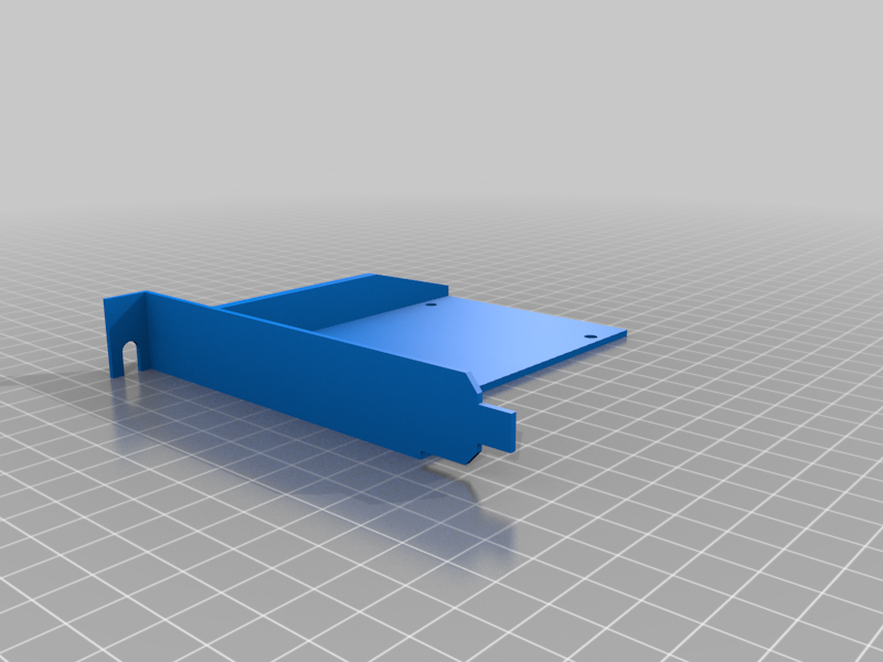 Free STL file 2.5'' Drive PCI Slot mounting bracket without honeycomb ...