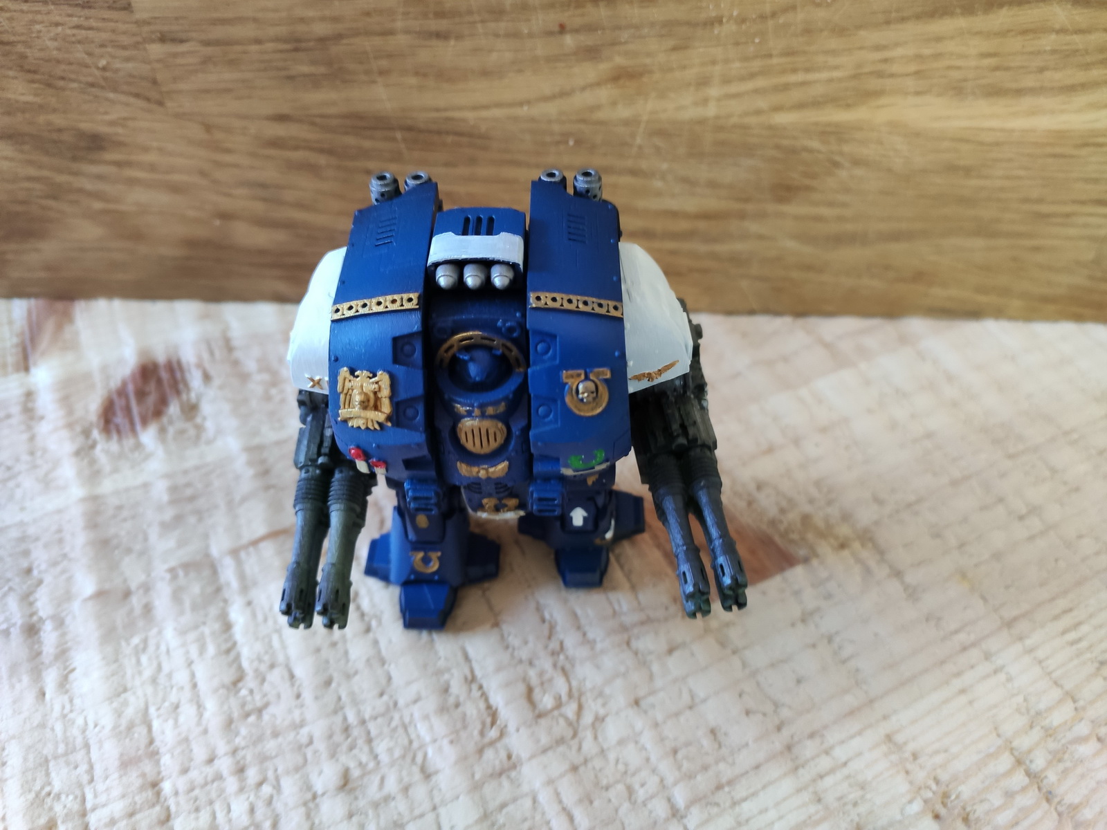 3D print Blue Boys Ultramarines Big Leviathan Dred Robot • made with ...