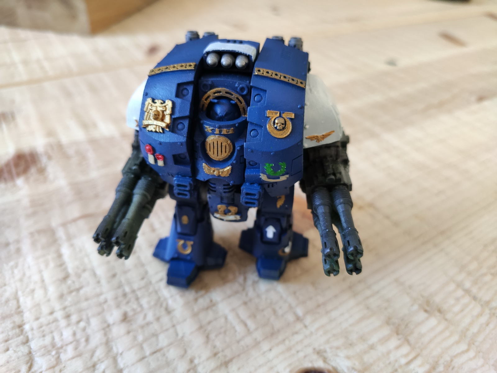 3D print Blue Boys Ultramarines Big Leviathan Dred Robot • made with ...